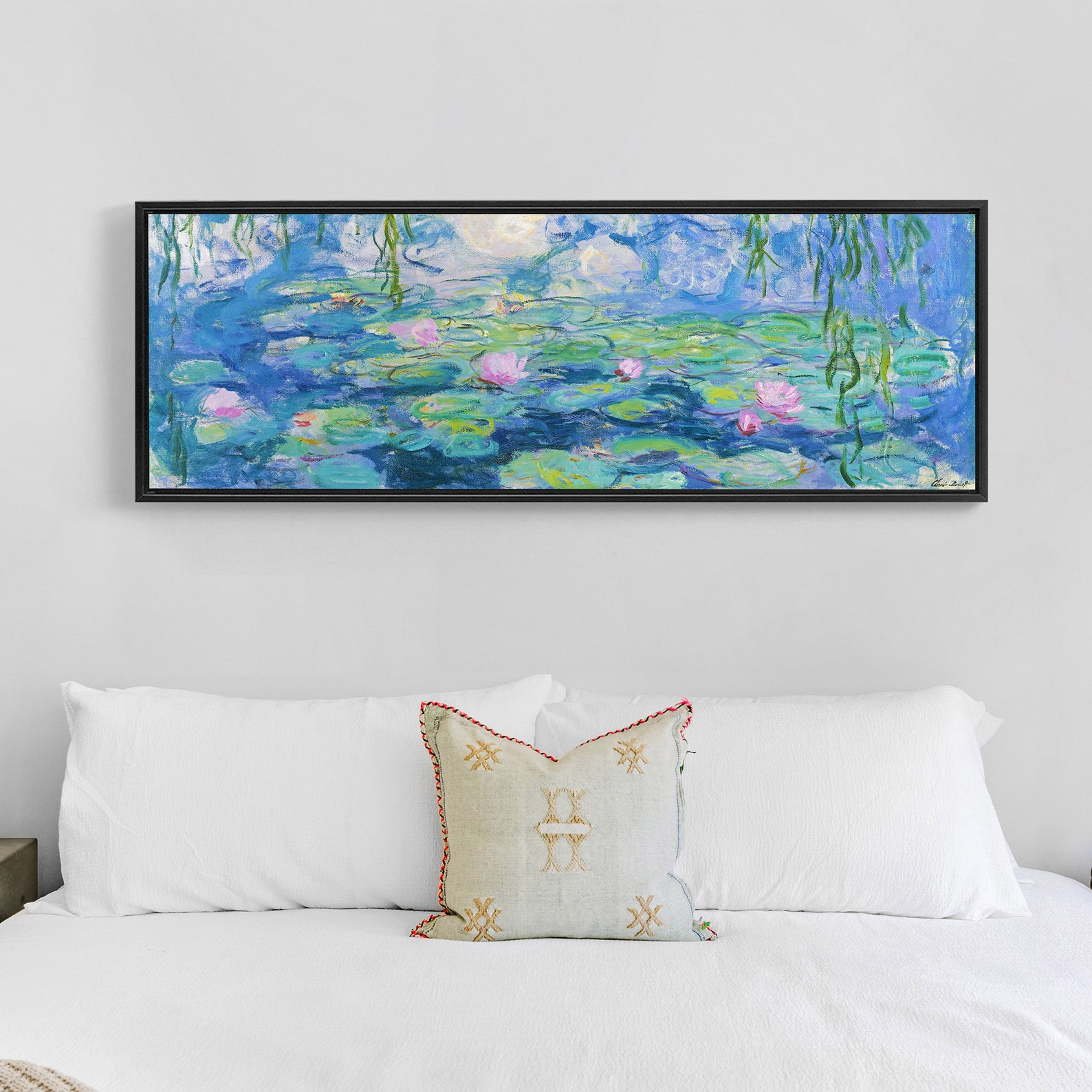 Extra Large Canvas Wall Art,panoramic Wall Art,claude Monet Wall Art ...