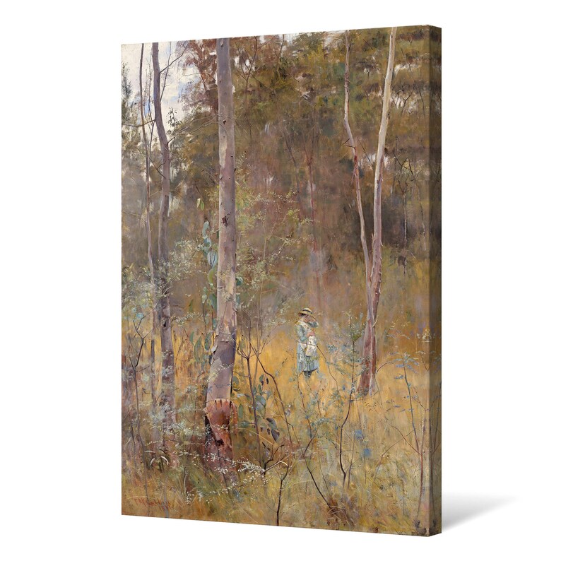 Frederick Mccubbin,lost,autumn Forest Scenery,canvas Print,canvas Art ...