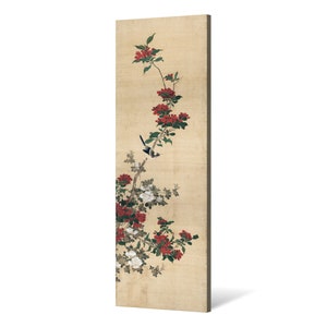 Chen Mei,malus Spectabilis and Bird,chinese Birds and Flowers Paintings ...