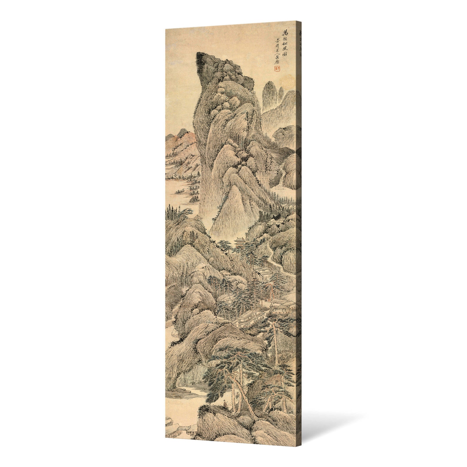 Wu Limountain Forest Pathchinese Landscapevertical Narrow - Etsy