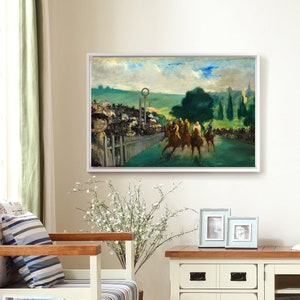Edouard Manet,the Races at Longchamp,race Art,canvas Print,canvas Art ...