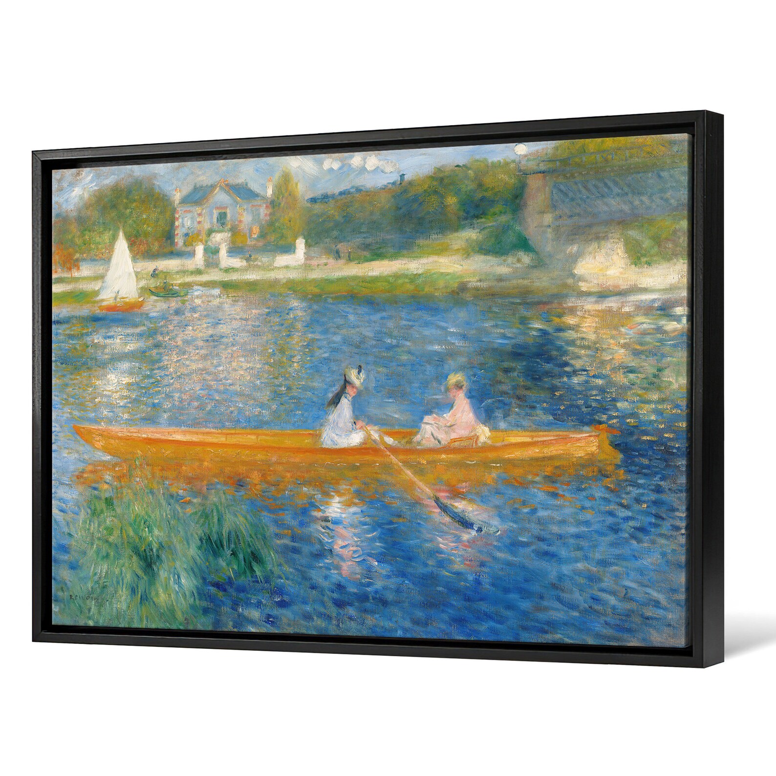 Auguste Renoir, the Skiff, La Yole,rowing on the River,canvas Print ...