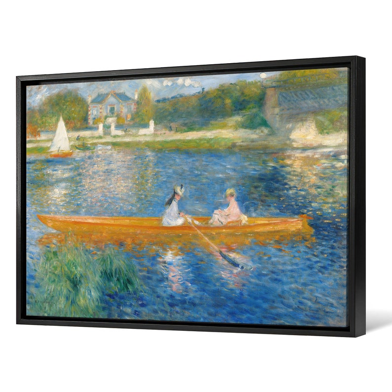 Auguste Renoir, the Skiff, La Yole,rowing on the River,canvas Print ...
