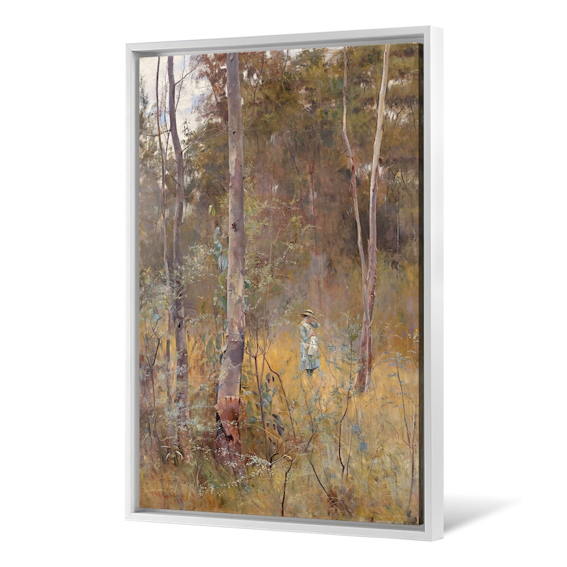 Frederick Mccubbin,lost,autumn Forest Scenery,canvas Print,canvas Art ...