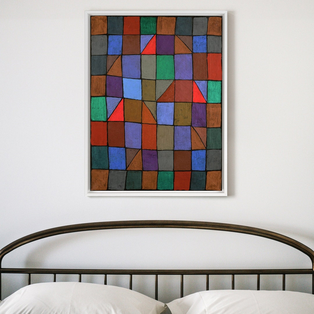 Paul Klee,architecture Evening,abstract Wall Art,large Wall Art,framed ...