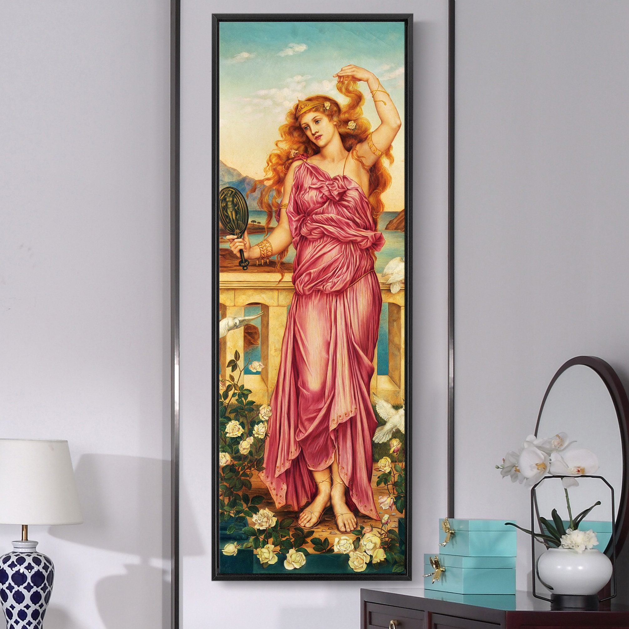 Helen Of Troy Painting Evelyn De Morgan