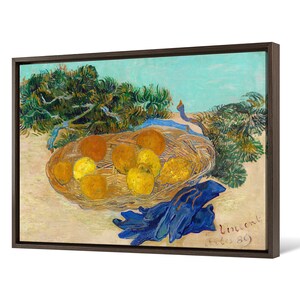 Vincent Van Gogh ,still Life of Oranges and Lemons With Blue Gloves ...