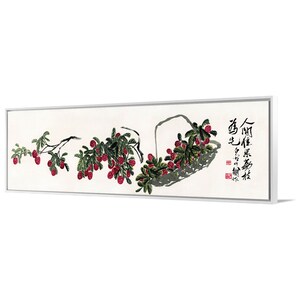 Qi Baishi,litchi in the Fruit Basket,canvas Print,canvas Art,canvas ...
