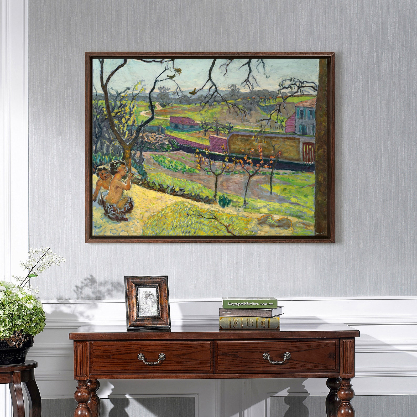 Pierre Bonnard,the Early Spring. Little Faunes,farmhouse Scenery,canvas ...