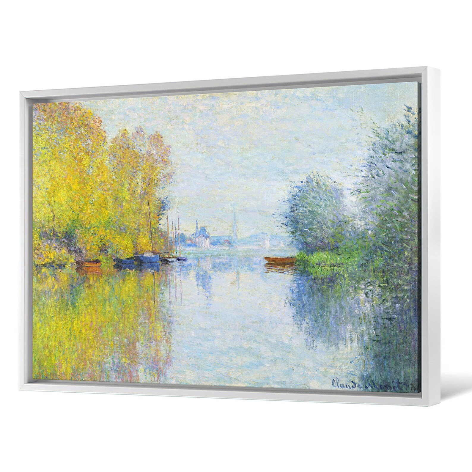 Claude Monet Autumn on the Seine Argenteuil Autumn on the - Etsy