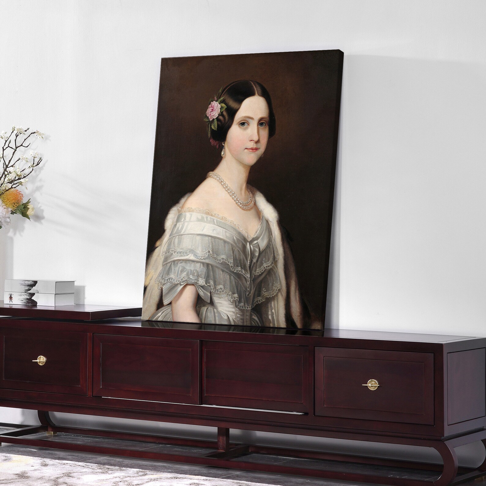 Portrait of Princess Dona Maria Amélia De Bragancacanvas - Etsy