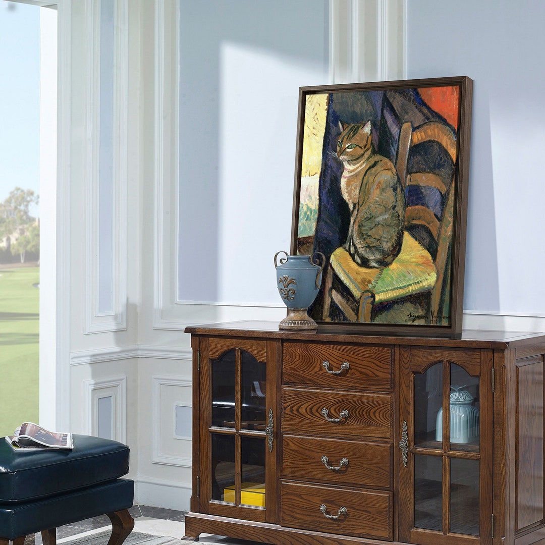 Suzanne Valadon,study of A Cat,large Wall Art,framed Wall Art,canvas ...