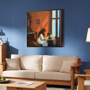 Edward Hopper,girl at a Sewing Machine ,canvas Print,canvas Art,canvas ...