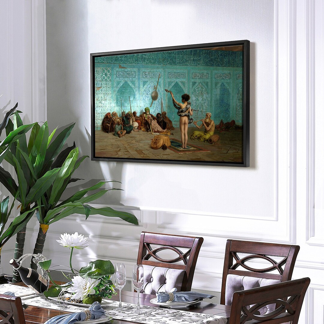 Jean-leon Gerome,snake Charmer, 1879,large Wall Art,framed Wall Art ...