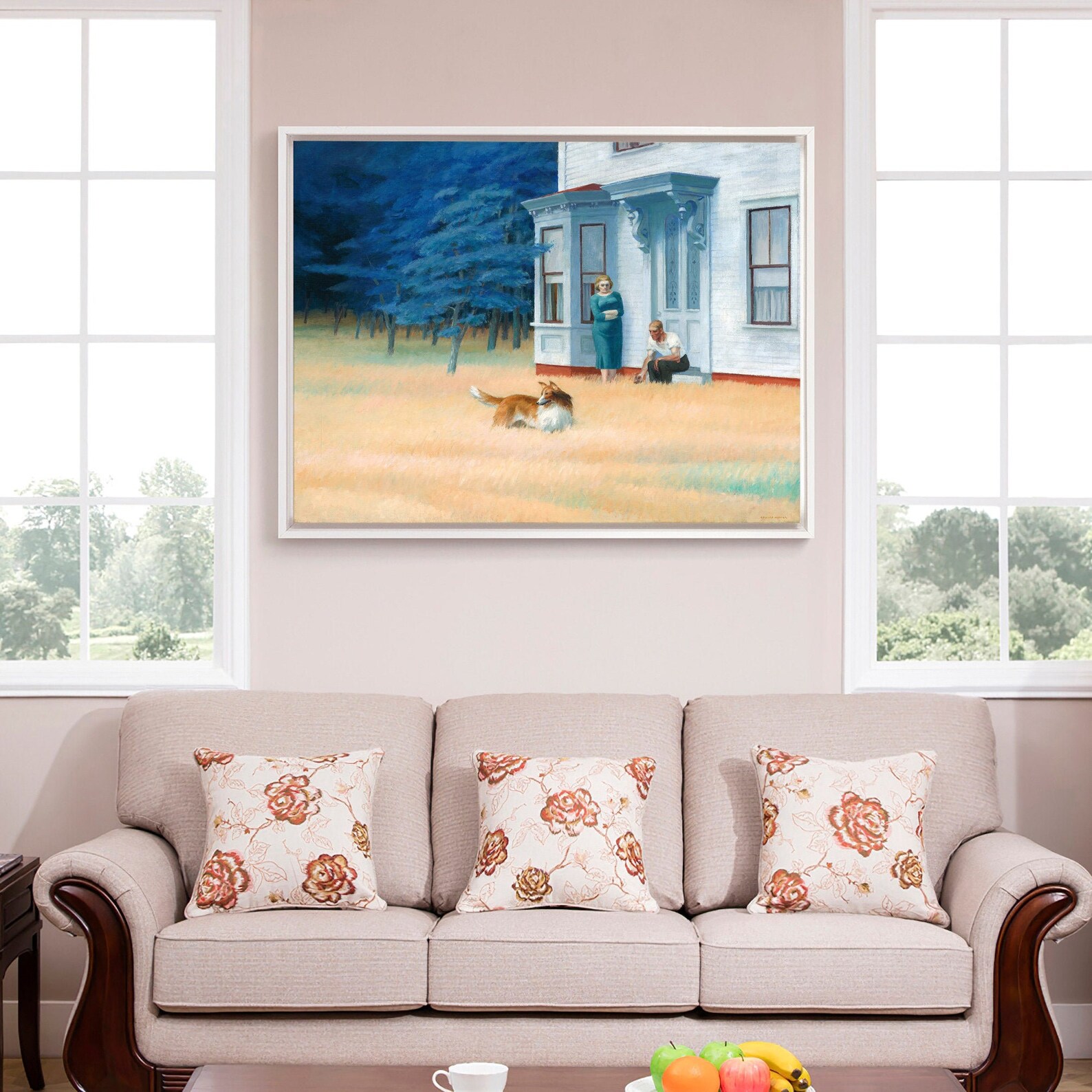 Edward Hopper,cape Cod Evening,villa Scenery,canvas Print,canvas Art ...