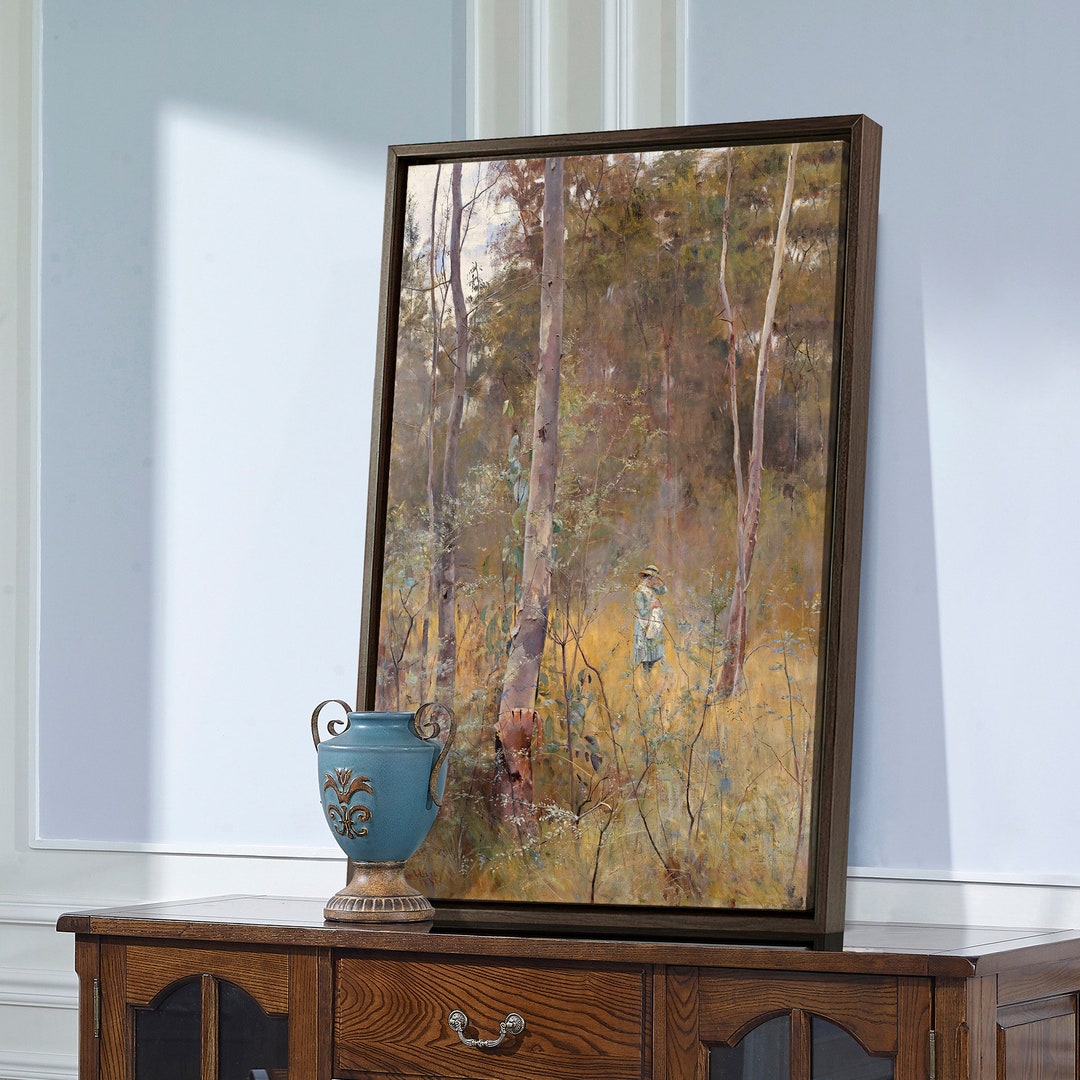 Frederick Mccubbin,lost,autumn Forest Scenery,canvas Print,canvas Art ...