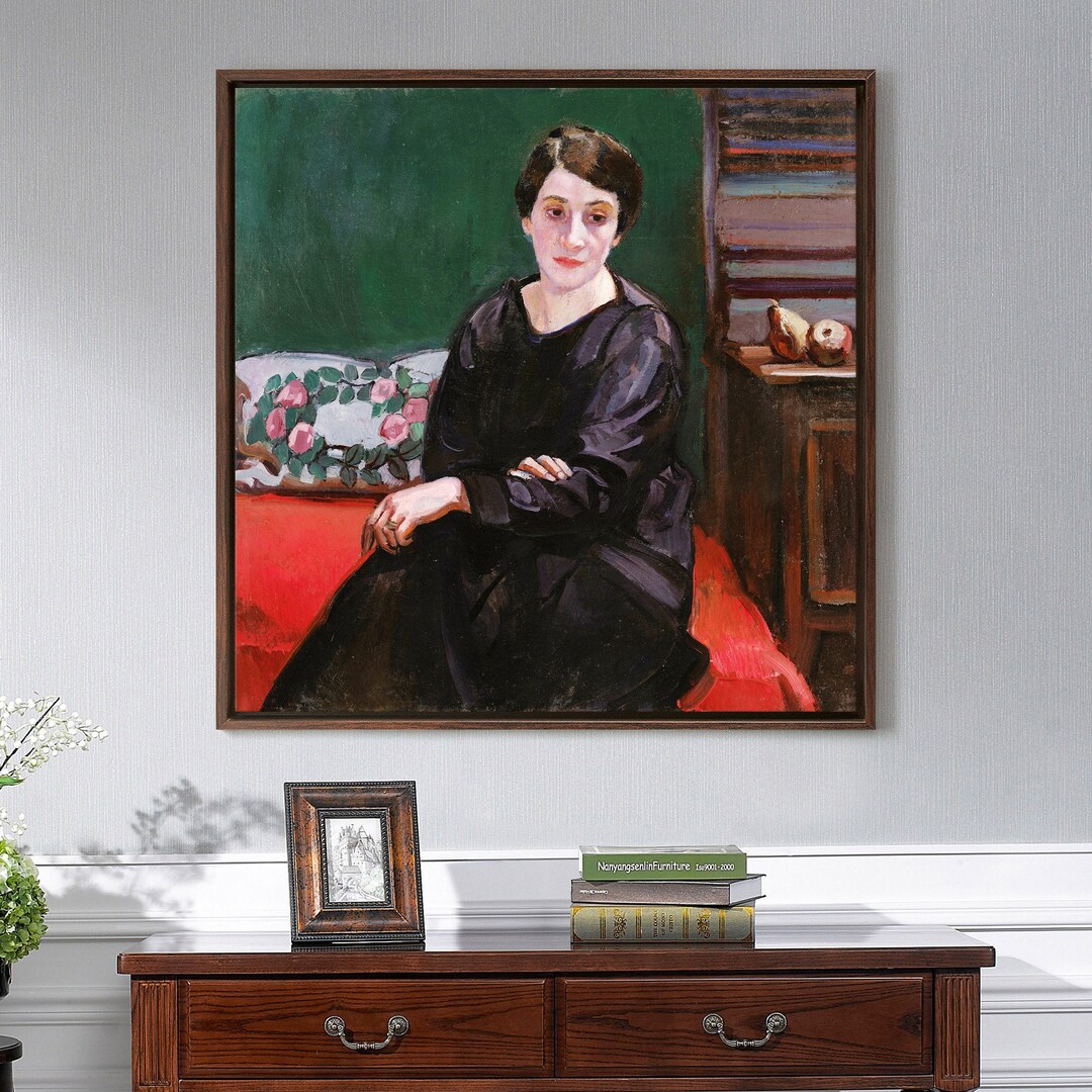 Umberto Moggioli, Portrait of Anna,woman Portrait,canvas Print,canvas ...