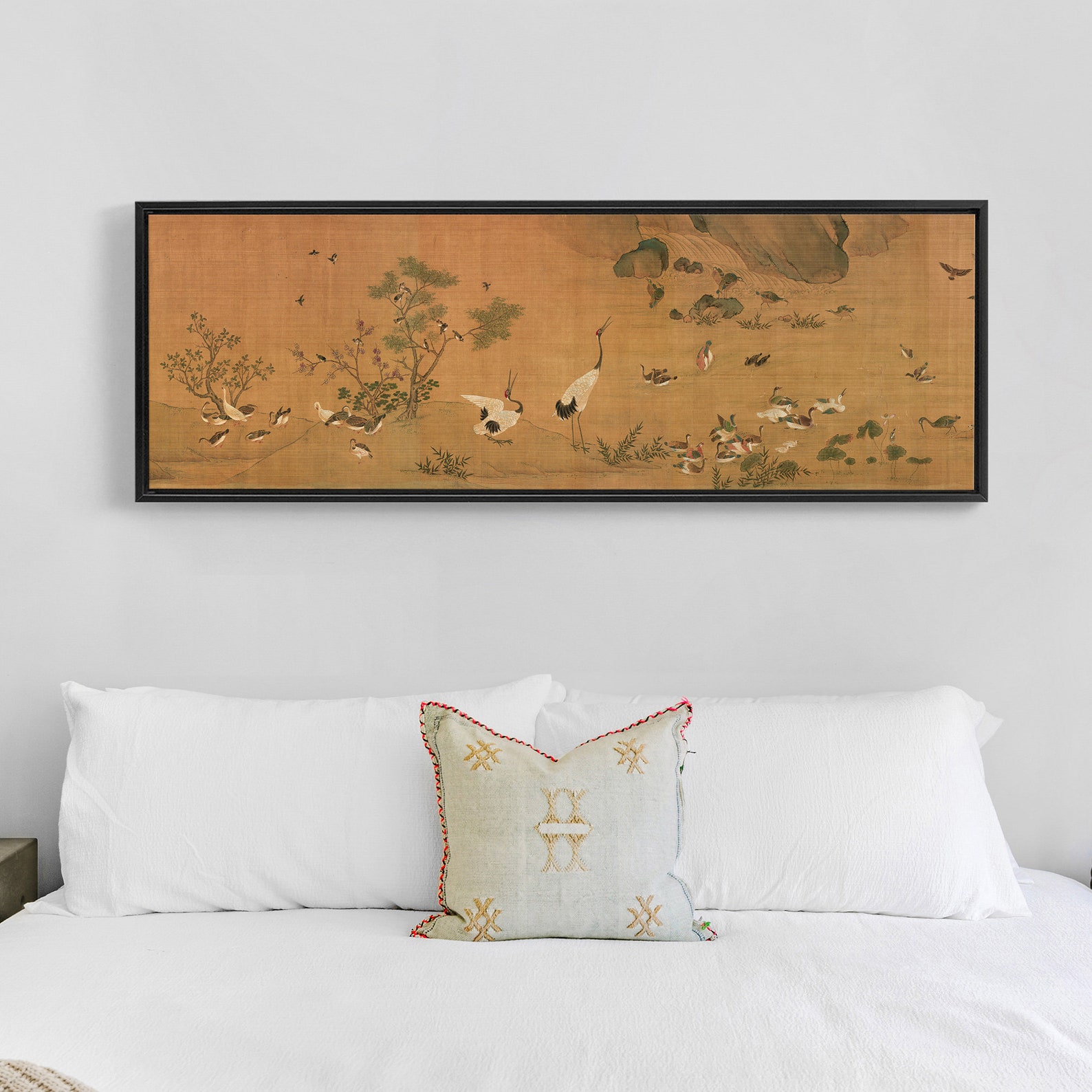 Xu Xi,cranes and Birds,chinese Painting,bedroom Wall Art,large Wall Art ...