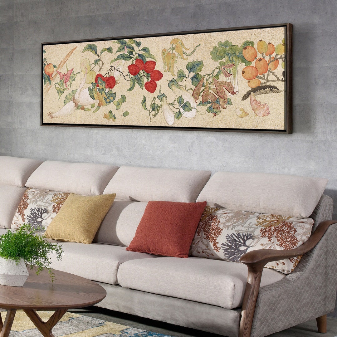 Gu Luo,vegetable and Fruit Collection,kitchen Wall Art,chinese Painting ...