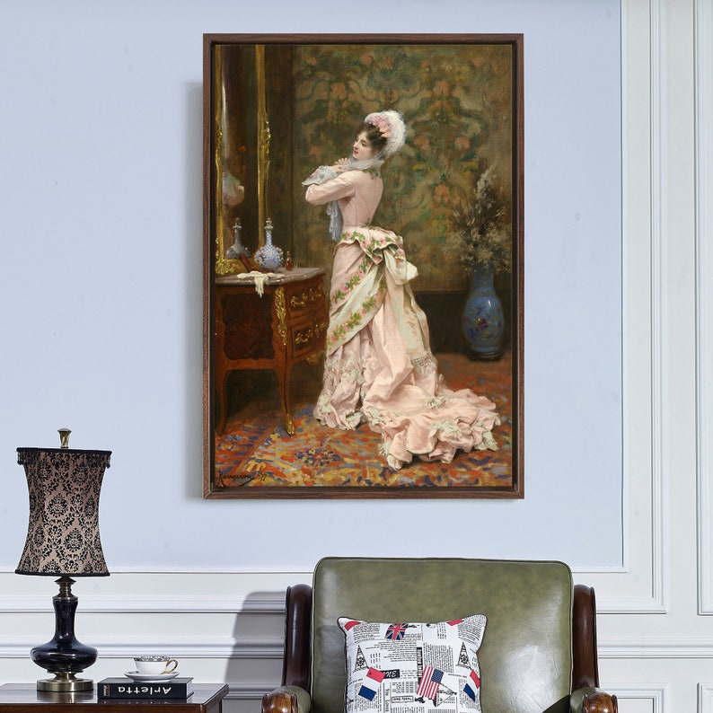 Rougeron Jules Jamestoilettewoman Dressing up in the - Etsy