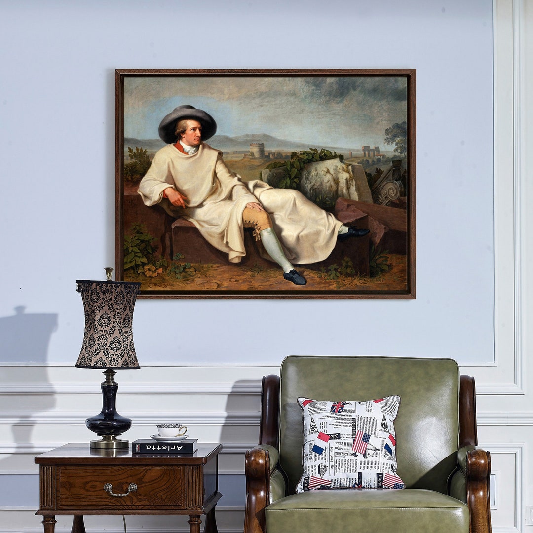 Johann Heinrich Wilhelm Tischbein,goethe in the Roman Campagna, 1787 ...