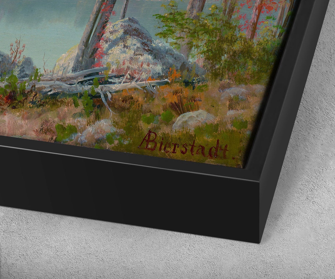 George Bellows,landscape,lake Scenery, Lake in Autumn,canvas Print ...