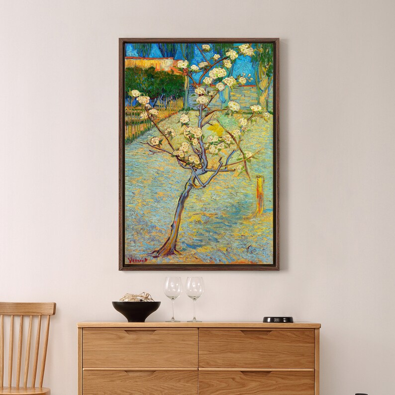 Vincent Van Gogh,small Pear Tree in Blossom,canvas Print,canvas Art ...