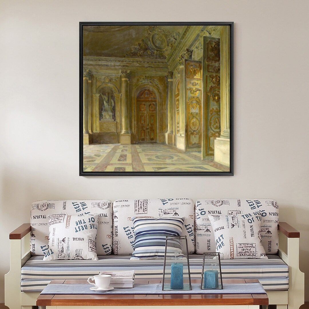 Maurice Lobr,entrance Hall at Versailles,canvas Print,canvas Art,canvas ...