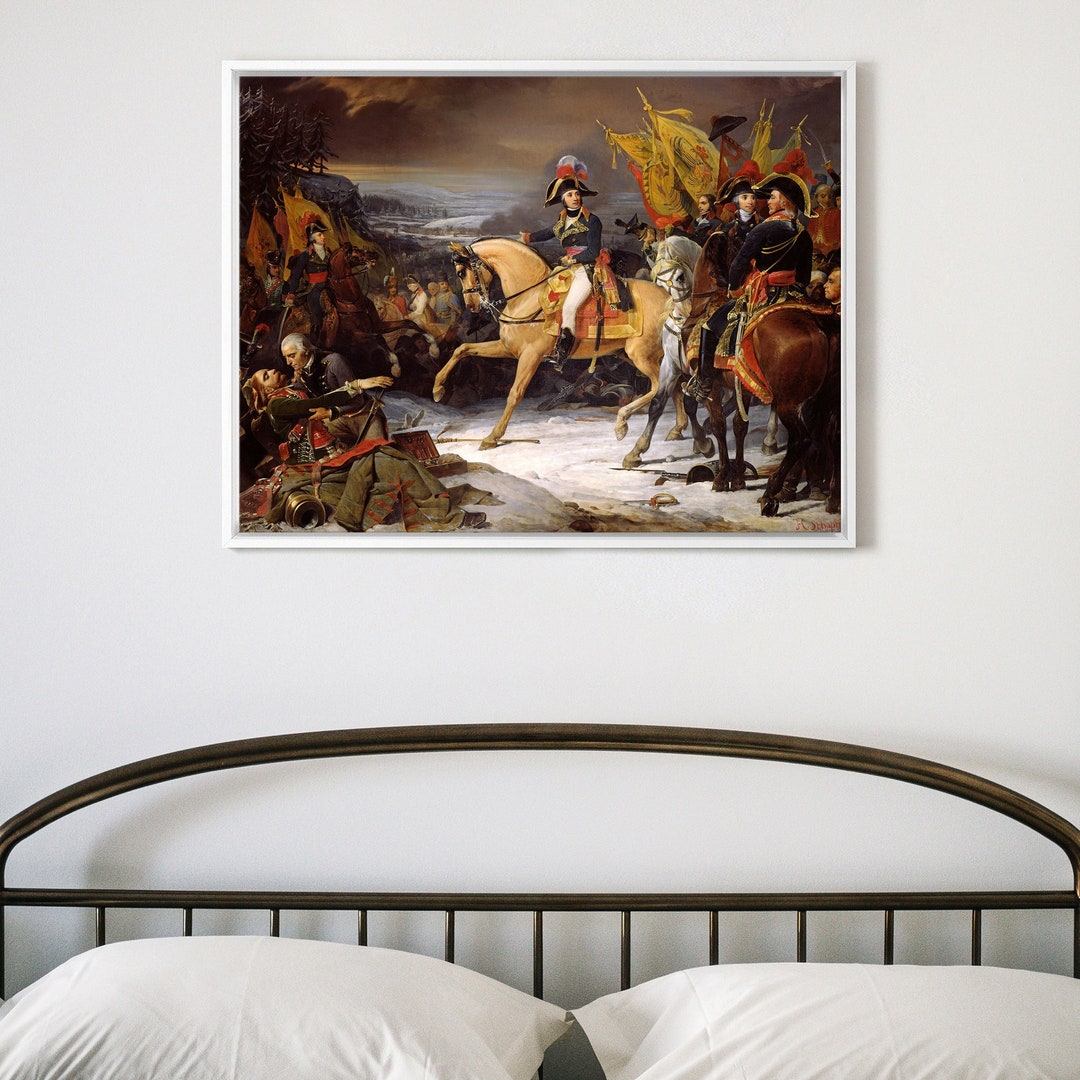 Henri Frederic Schopin,the Battle of Hohenlinden,large Wall Art,framed ...