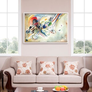 Wassily Kandinsky, Composition, Study for Image With Two Red Spots ...