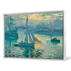 Claude Monet ,sunrise,marine,harbour Scenery,canvas Print,canvas Art ...