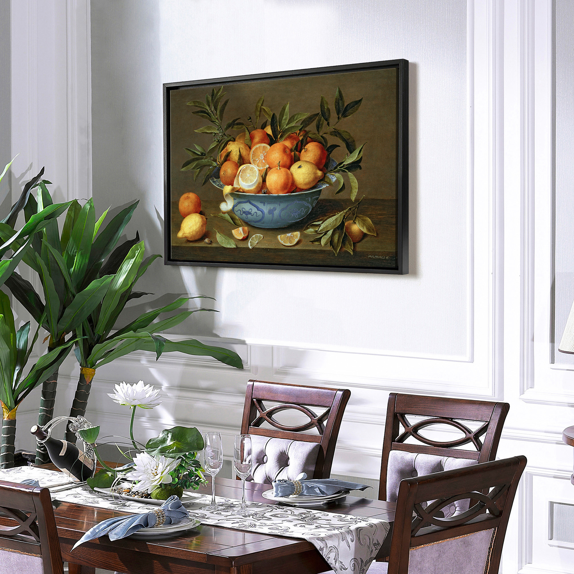 Jacob Van Hulsdonck,still Life With Oranges and Lemons in a Wan-li ...