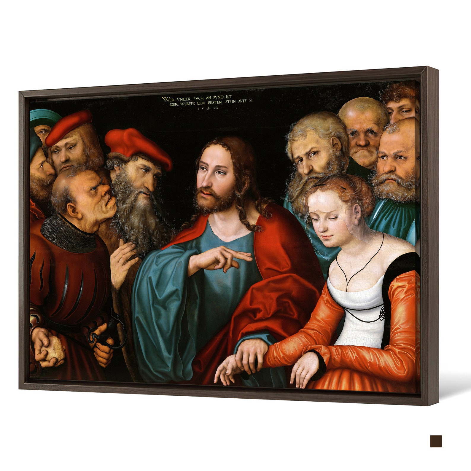 Lucas Cranach the Elder,christ and the Adulteress, 1532,large Wall Art ...