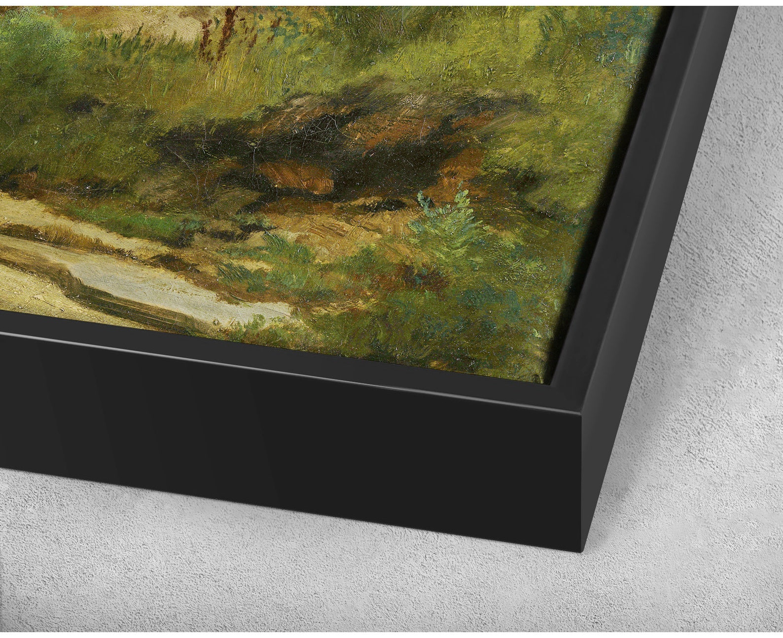 Hamilton Hamilton,stream Scenery in the Forest,canvas Print,canvas Art ...