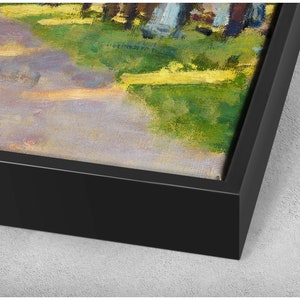 Claude Monet,the Promenade at Argenteuil,riverside Scenery,canvas Print ...