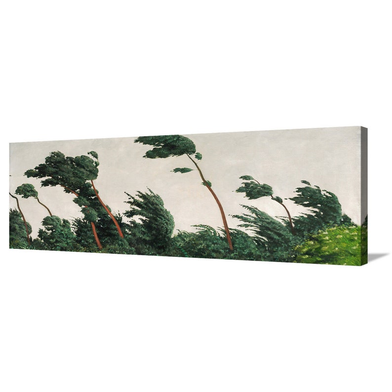 The Wind,woods in the Wind, Tree Landscape Art,canvas Print,canvas Art ...