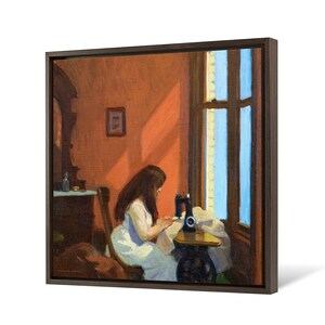 Edward Hopper,girl at a Sewing Machine ,canvas Print,canvas Art,canvas ...