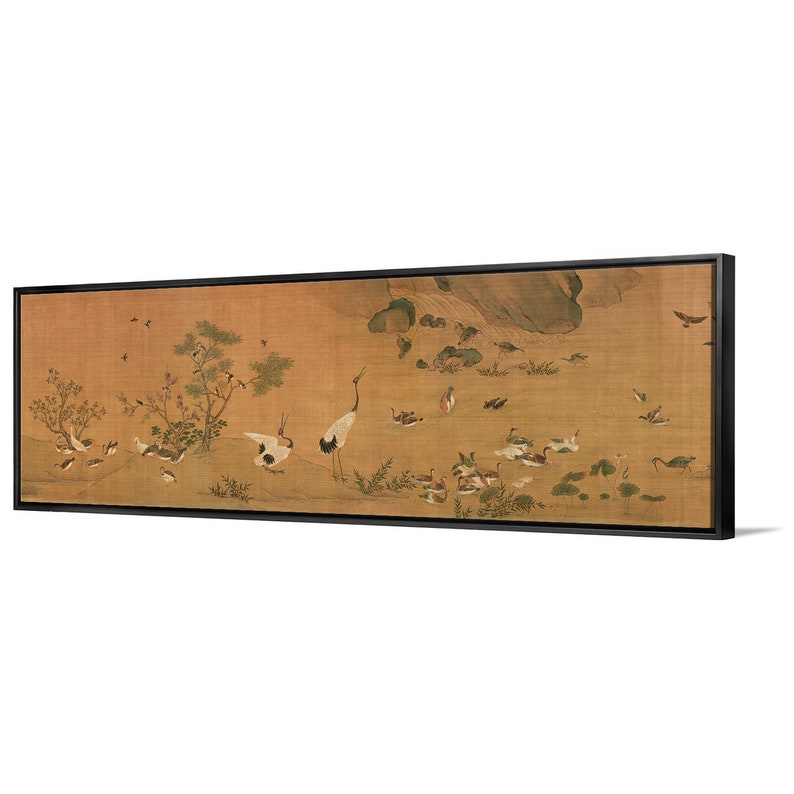 Xu Xi,cranes and Birds,chinese Painting,bedroom Wall Art,large Wall Art ...