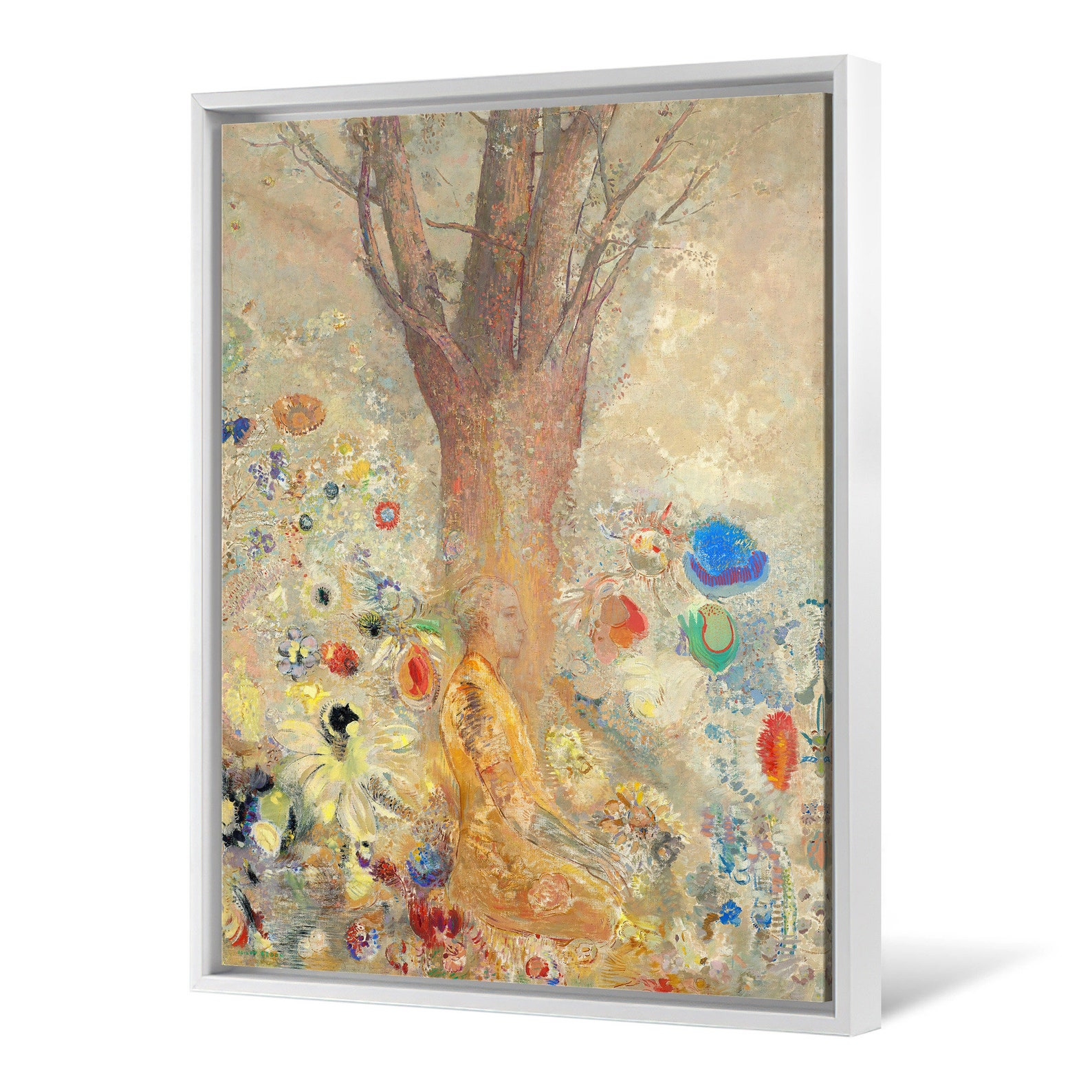 Odilon Redon ,the Buddha,buddha Under the Tree,canvas Print,canvas Art ...
