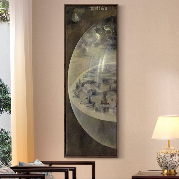 Hieronymus Boschthe Creation of the World Left Panel | Etsy