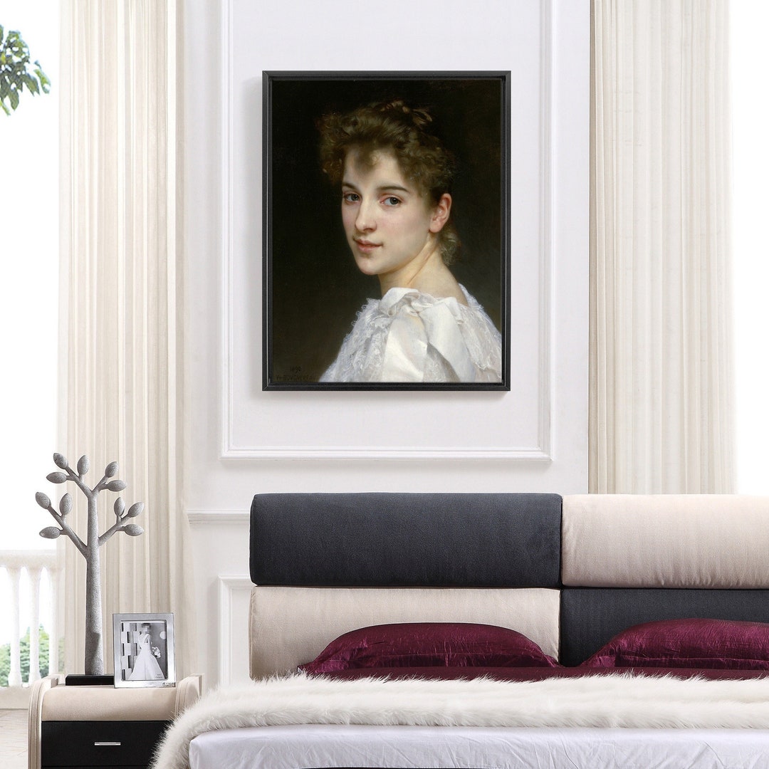 William-adolphe Bouguereau,portrait of Gabrielle Cot,19th,century,large ...