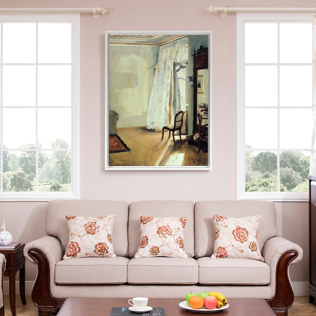 Adolph Menzel,the Balcony Room,windowsill Scenery,canvas Print,canvas ...