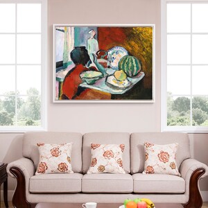 Henri Matisse,dishes and Melon,still Life Art,restaurant Wall Art ...