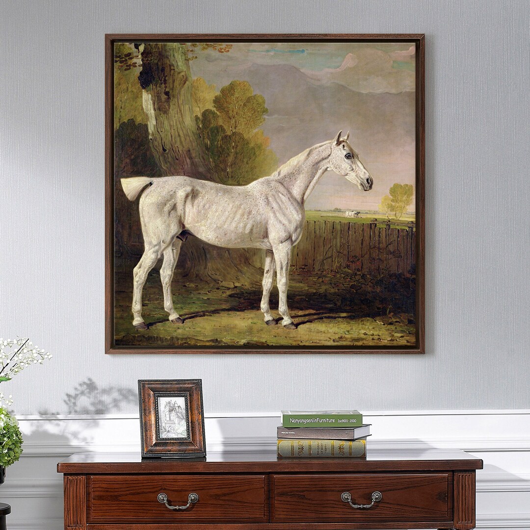 Benjamin Marshall,bony Grey Nag,large Wall Art,framed Wall Art,canvas ...