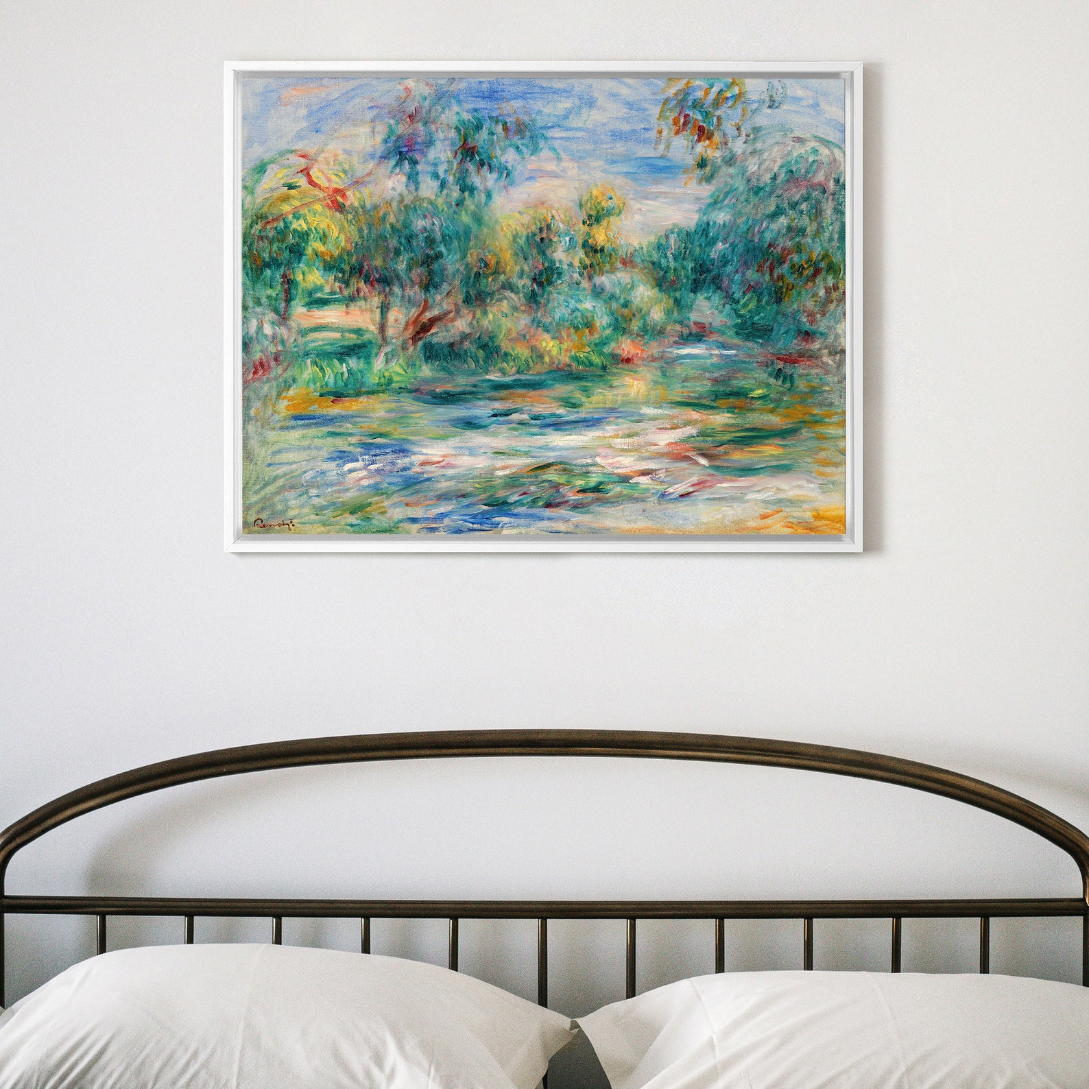 Pierre-auguste Renoir,landscape,green Forest Scenery,canvas Print ...