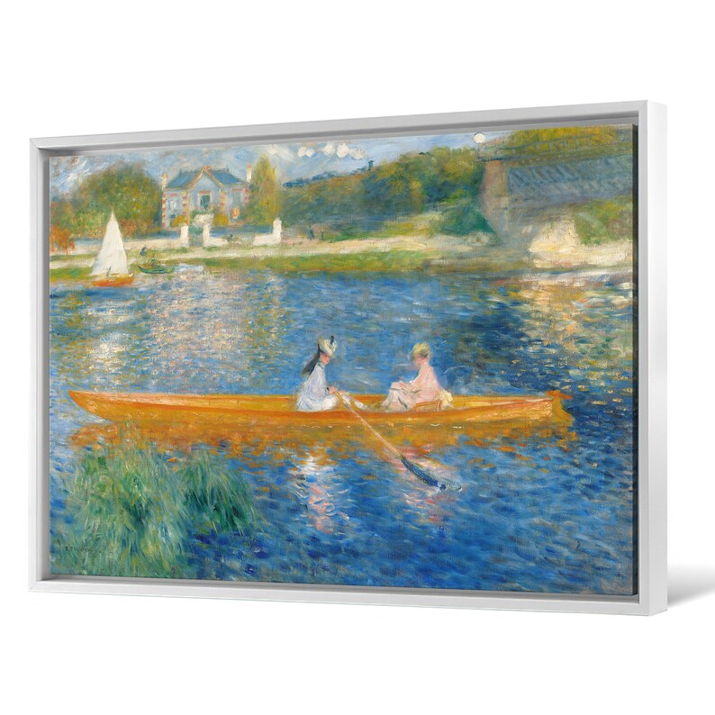 Auguste Renoir, the Skiff, La Yole,rowing on the River,canvas Print ...