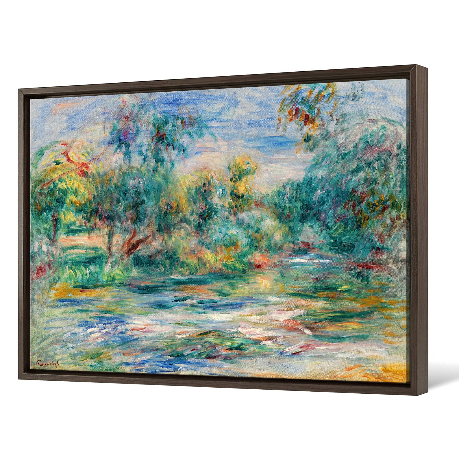 Pierre-auguste Renoir,landscape,green Forest Scenery,canvas Print ...