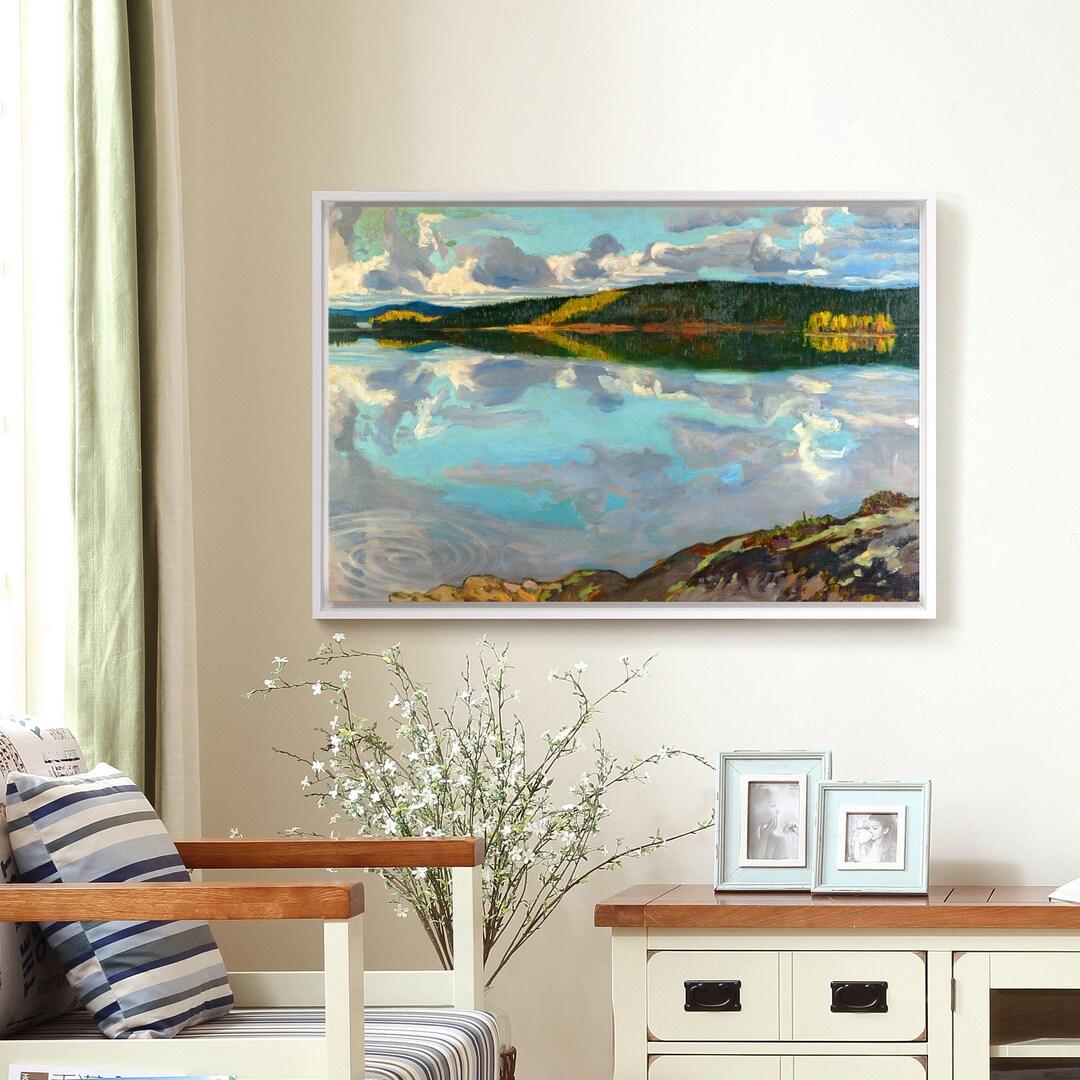 Akseli Gallen,kallela Lake Ruovesi,lake Scenery,canvas Print,canvas Art ...