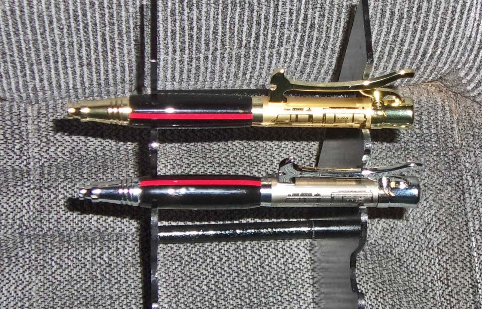 Firefighter Pen Thin Red Line Pen Fireman Pen - Etsy