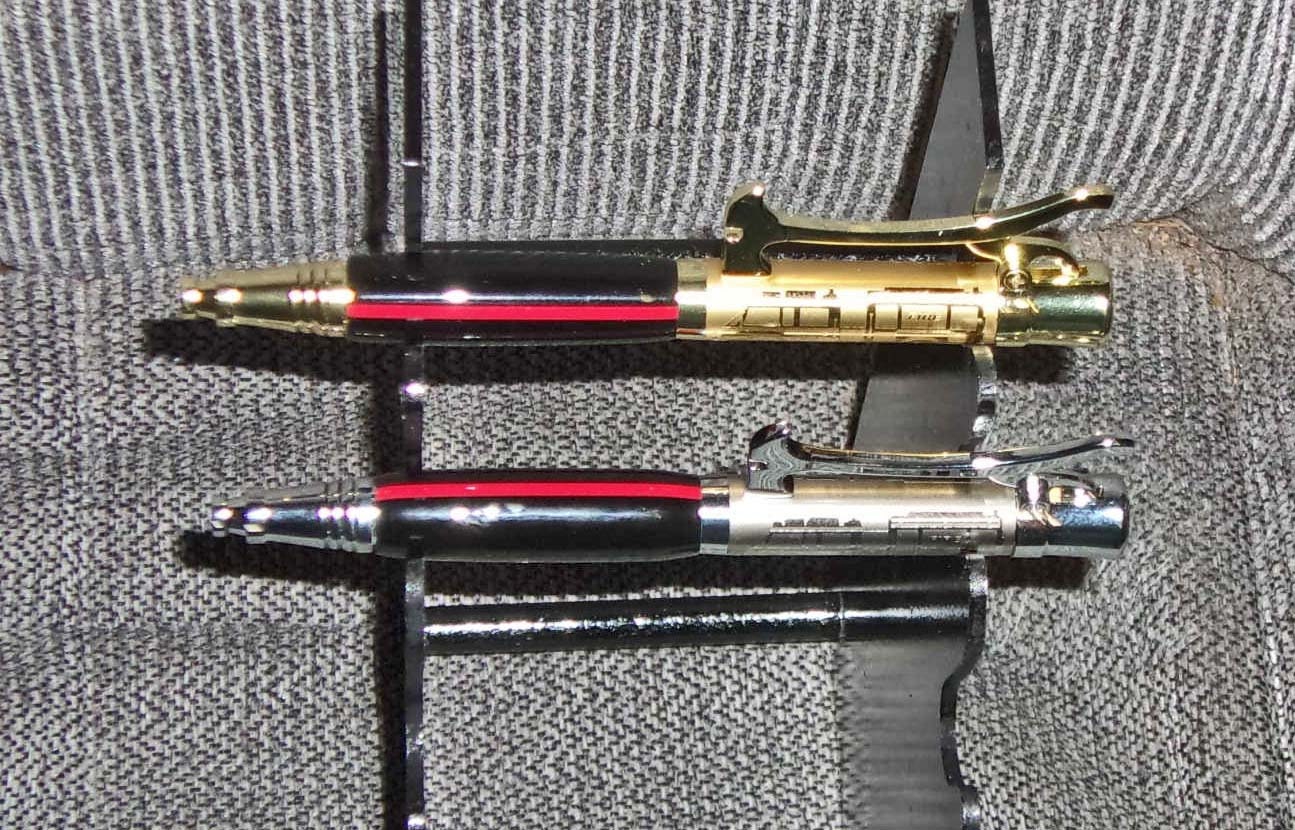 Firefighter Pen - Thin Red Line Pen - Fireman Pen / First responder ...